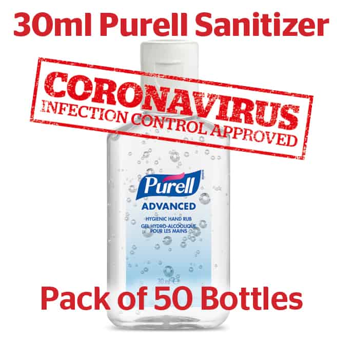PURELL Advanced Hygienic Hand Rub - 50 x 30 ml personal bottles | hand ...
